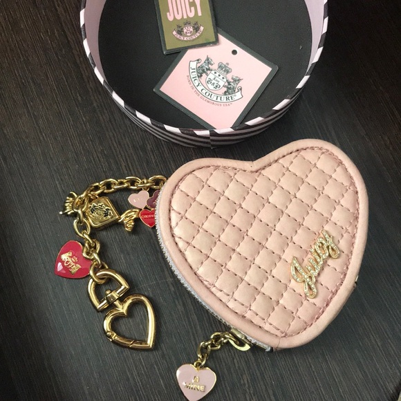 Bags | Juicy Couture Heart Coin Purse | Poshmark